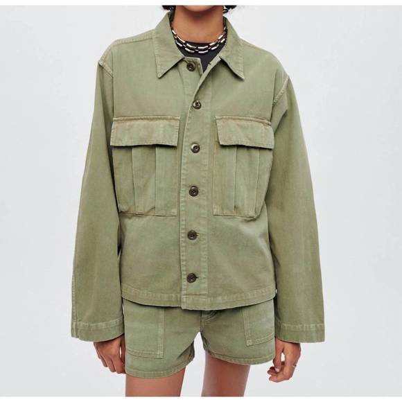 Re/Done | Jackets & Coats | New Redone Field Jacket In Bayleaf | Poshmark
